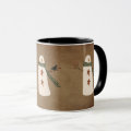 Primitive Snowman Mug | Zazzle