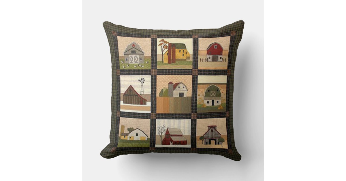 "Primitive Style" THROW PILLOW | Zazzle