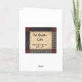 Primitive Thank You Greeting Card | Zazzle