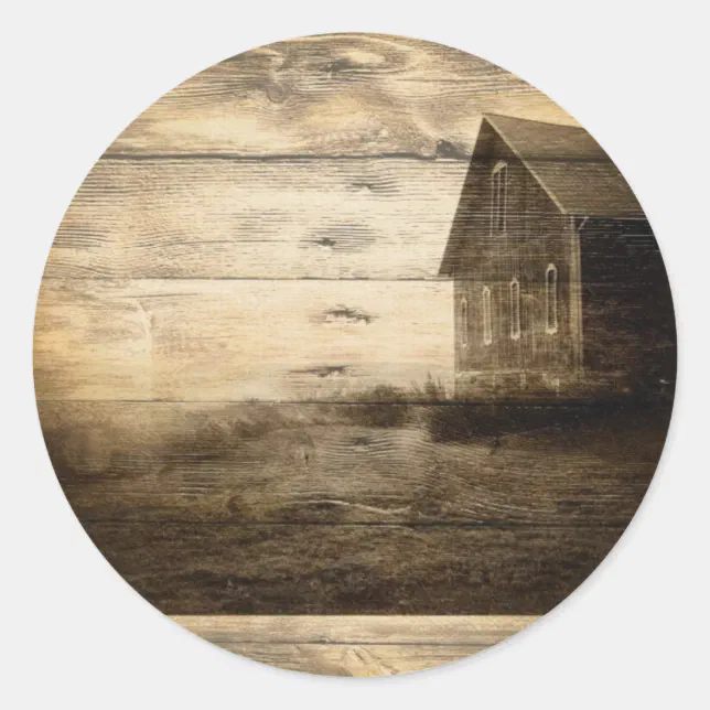 primitive western country old barn farmhouse cabin classic round ...