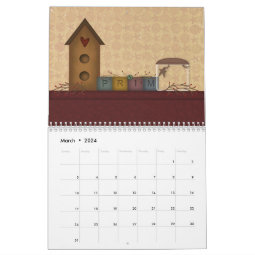 Primitives Calendar | Zazzle