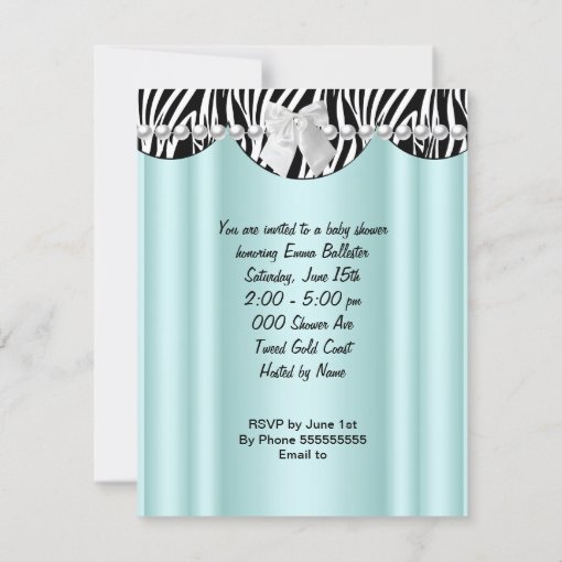 Prince Baby Shower Boy Ethnic Zebra Invitation | Zazzle