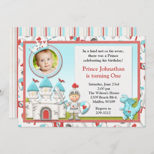 Prince Birthday Party Invitation | Zazzle