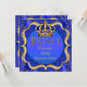 Prince Birthday Royal Blue Gold Crown Mens Invitation | Zazzle
