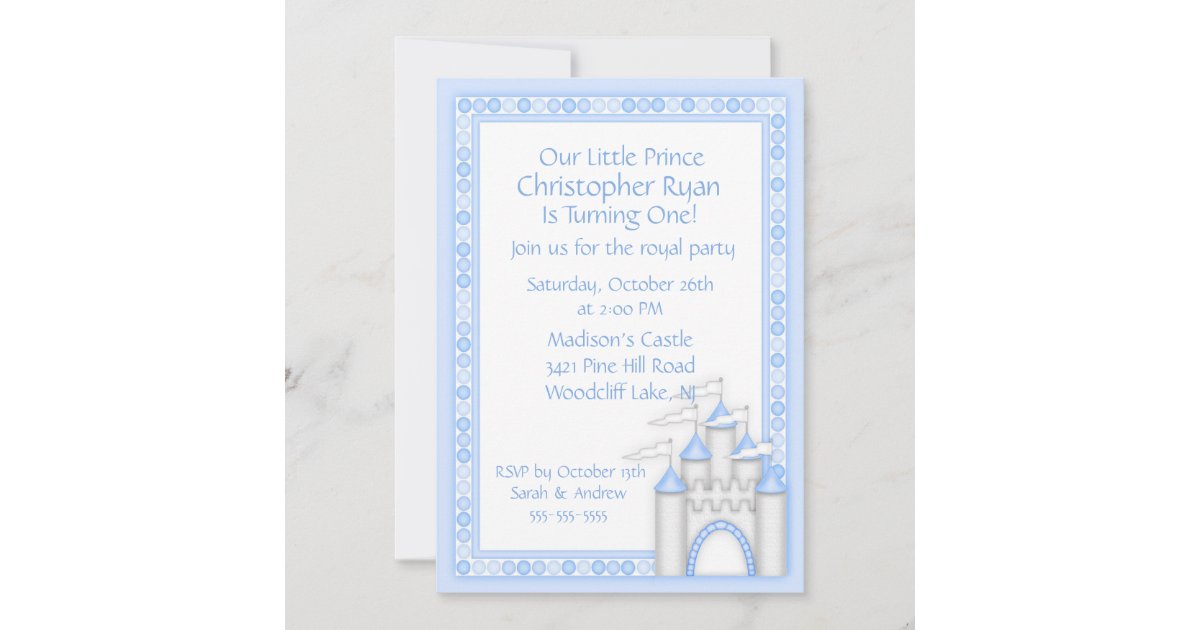 Prince Castle Party Invitation | Zazzle