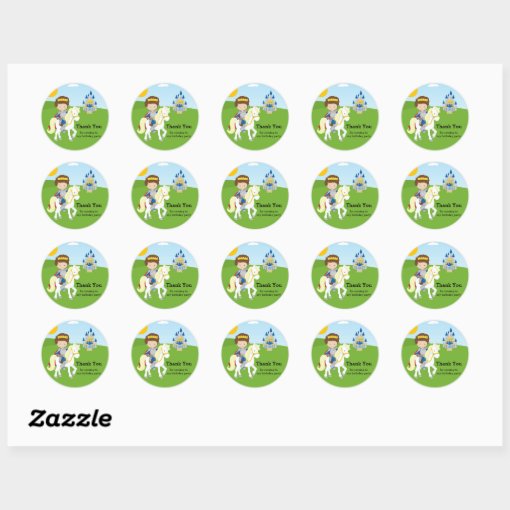 Prince Charming Classic Round Sticker | Zazzle