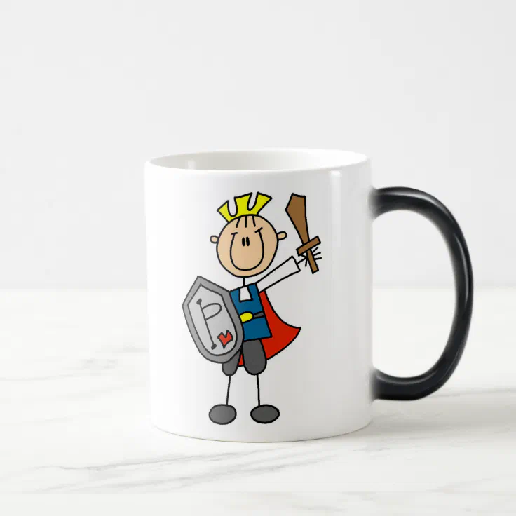 Prince Charming With Sword And Shield Mug | Zazzle