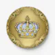 Prince Crown Baby Shower Paper Plates | Zazzle