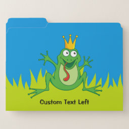 Prince frog file folder | Zazzle