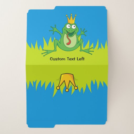Prince frog file folder | Zazzle