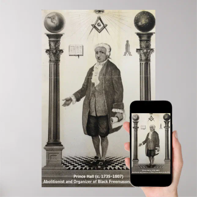 Prince Hall (c. 1735-1807) Poster | Zazzle