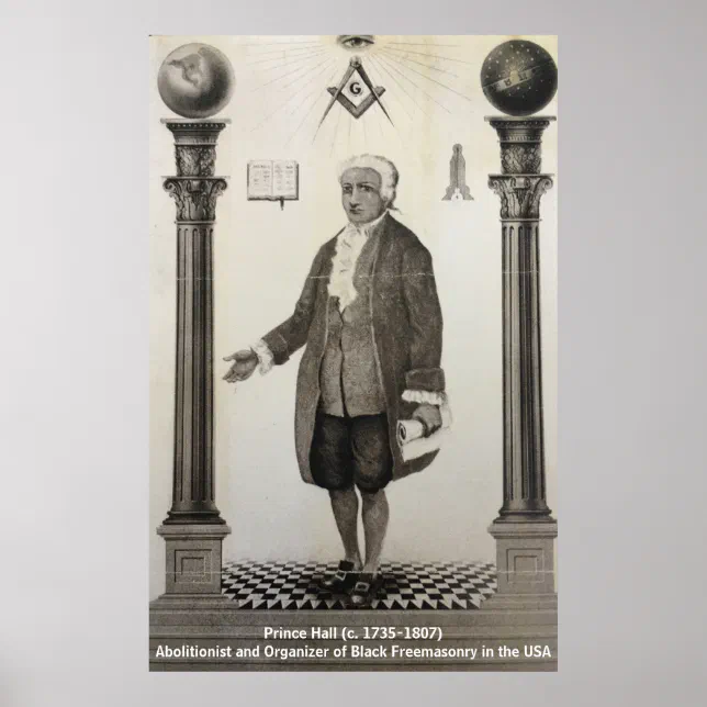 Prince Hall (c. 1735-1807) Poster | Zazzle