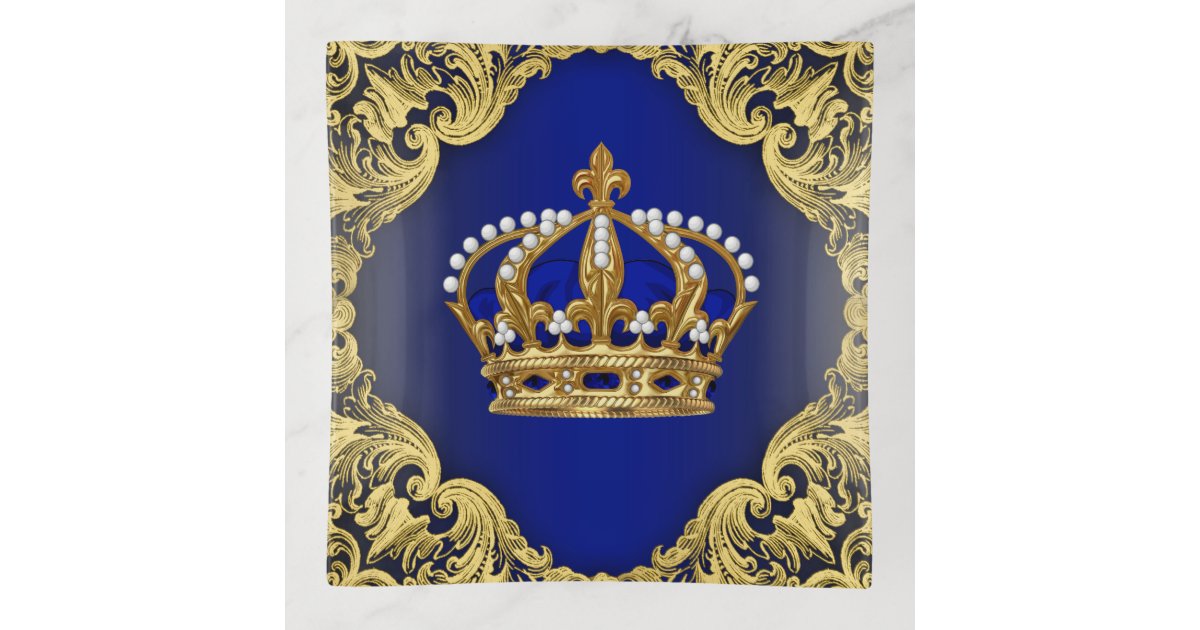 Prince King Royal Trinket Trays | Zazzle