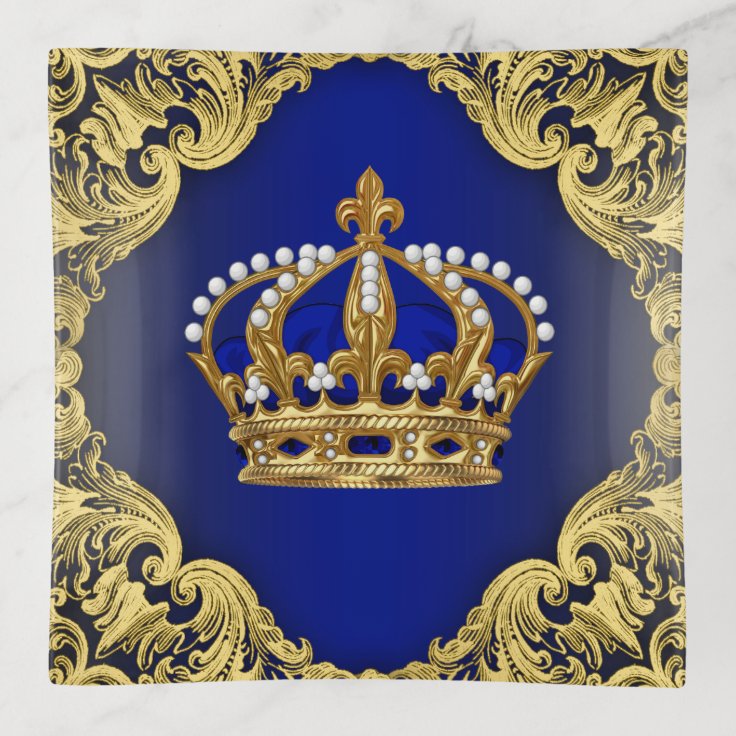 Prince King Royal Trinket Trays | Zazzle