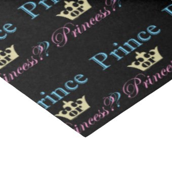 Prince or Princess? Tissue Paper | Zazzle