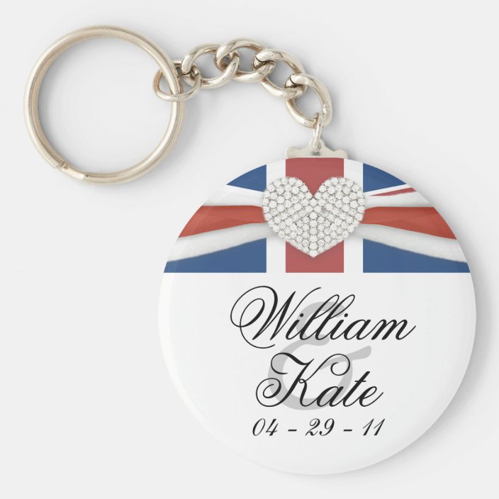 Prince William & Kate - Royal Wedding Souvenir Keychain | Zazzle.com