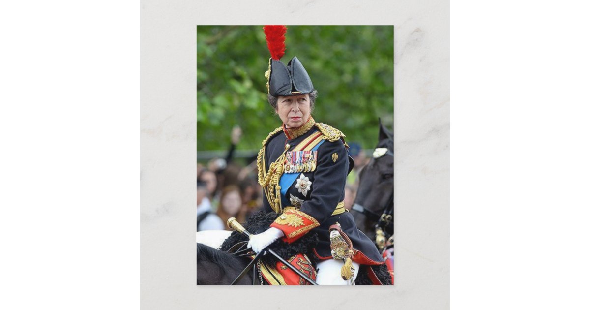Princess Anne Gold Stick in Waiting @ Coronation Postcard | Zazzle Princess Anne Gold Stick in Waiting @ Coronation Postcard | Zazzle