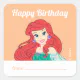 Princess Ariel | A Gift From - Birthday Square Sticker | Zazzle