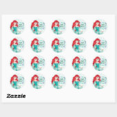 Princess Ariel Classic Round Sticker | Zazzle