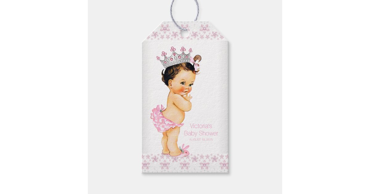 Princess Baby Shower Gift Tags | Zazzle