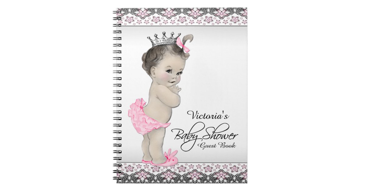 Princess Baby Shower Guest Book | Zazzle