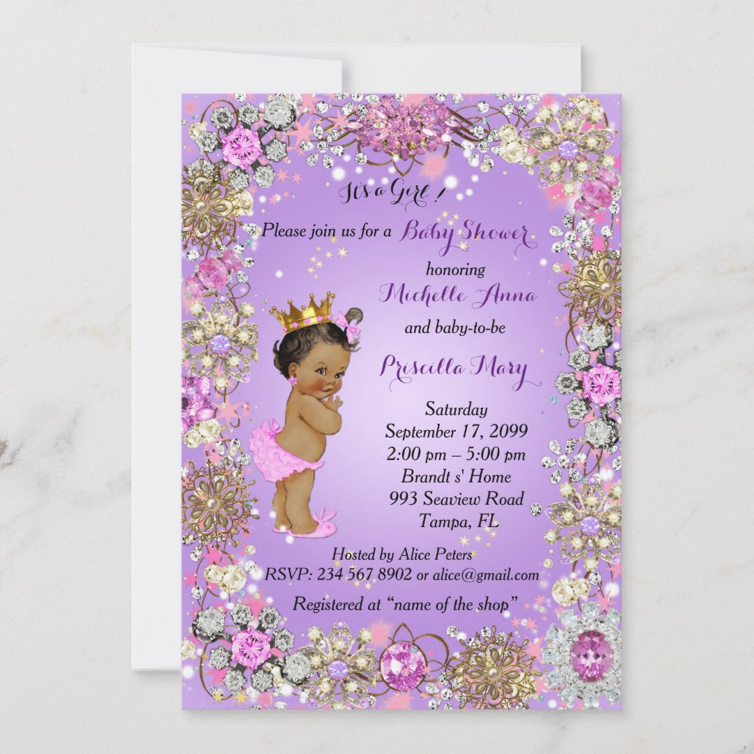 Princess Baby Shower Invitation, Little Princess. Invitation | Zazzle