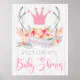 Princess Baby Shower Welcome Sign Poster | Zazzle