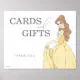 Princess Belle | Cards and Gifts Baby Shower Poster | Zazzle