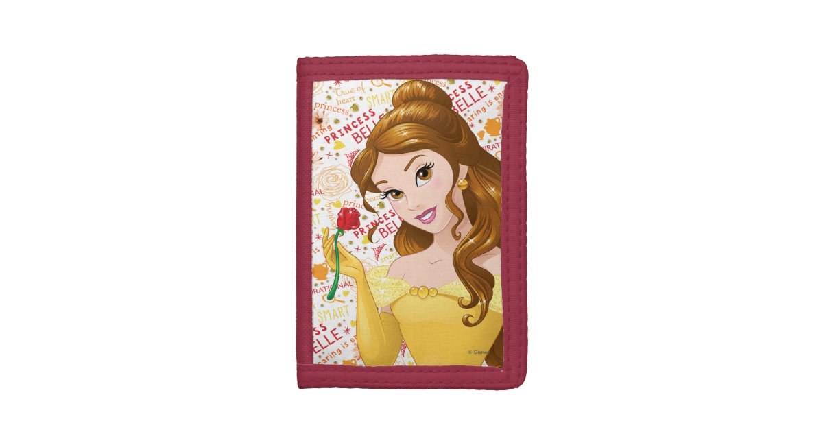 Princess Belle Tri-fold Wallet | Zazzle