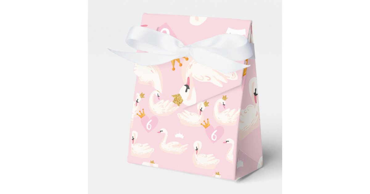 Princess Birthday Party , Girls, Custom Age Favor Boxes | Zazzle