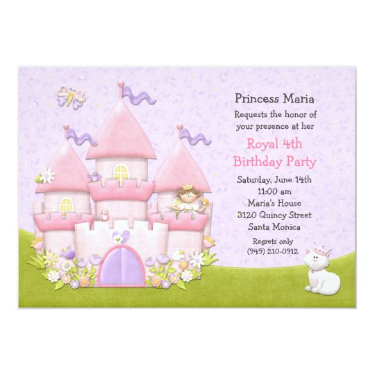Princess Birthday Party Invitation | Zazzle.com