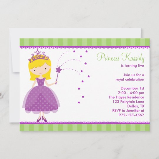 Princess Birthday Party Invitations | Zazzle.com