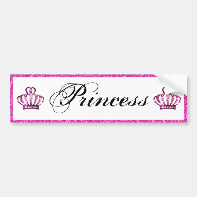 "Princess" bumper sticker | Zazzle