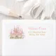 Princess Castle Birthday Party Address Label | Zazzle