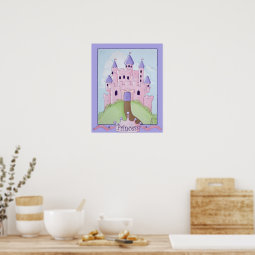 Princess Castle Poster | Zazzle