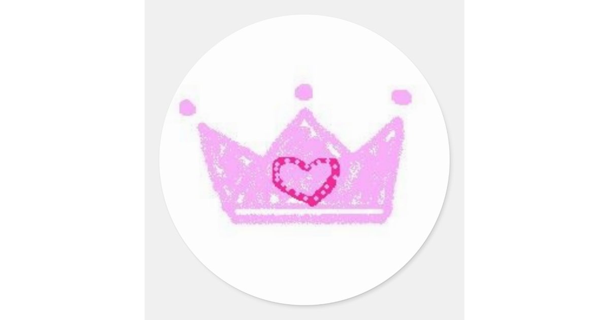 princess crown sticker | Zazzle