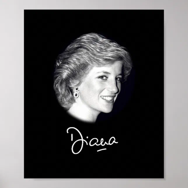 Princess Diana autograph Poster | Zazzle