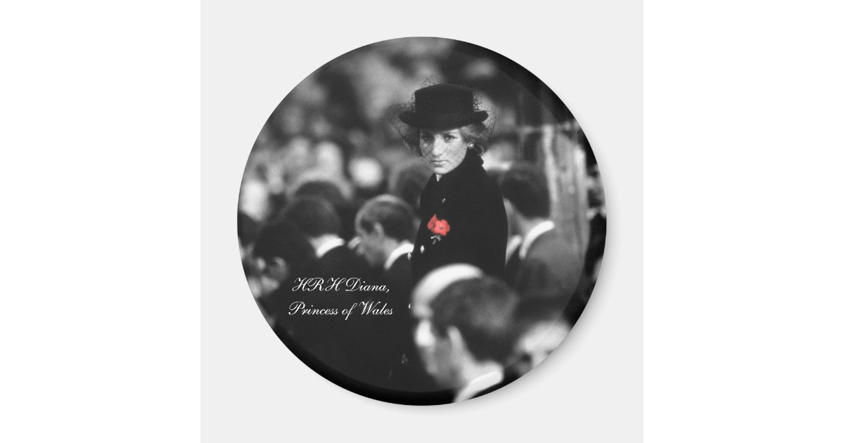 Princess Diana - Poppy Magnet | Zazzle