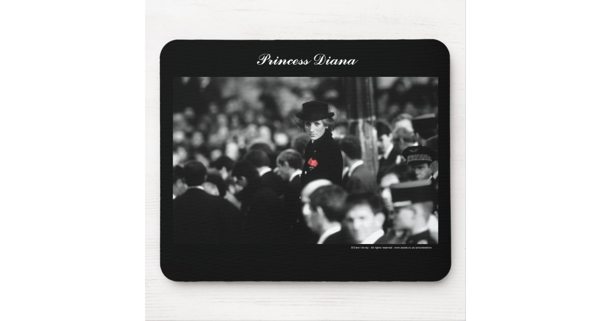 Princess Diana - Poppy Mouse Pad | Zazzle