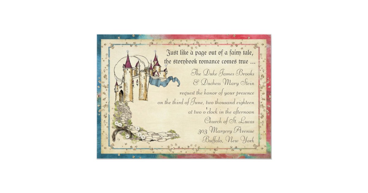 Princess Fairy Tale Invitations | Zazzle.com