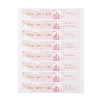 Princess Fairytale Return Address Labels | Zazzle