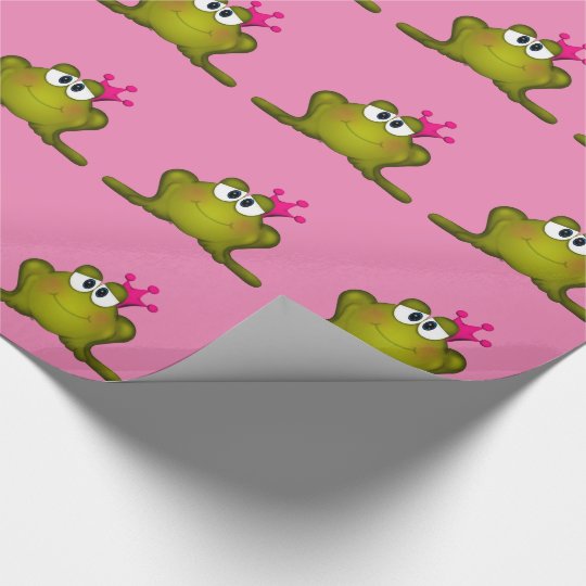 Princess Frog Wrapping Paper | Zazzle.com