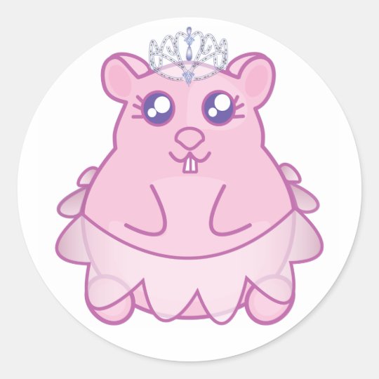 Princess Hamster Stickers | Zazzle.com