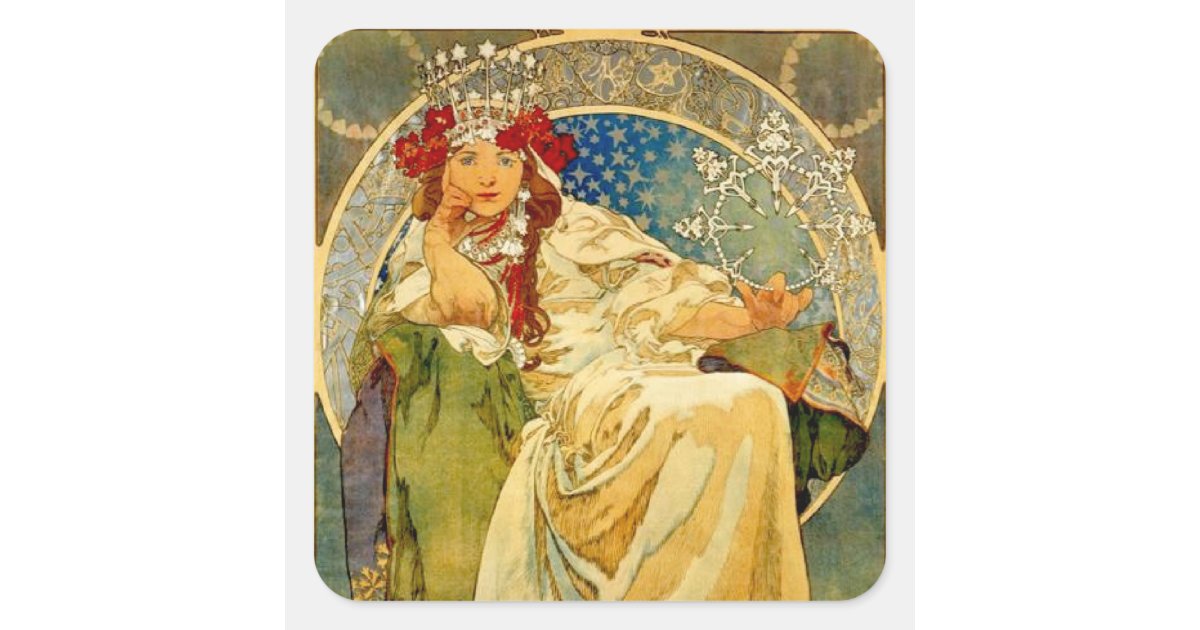 Princess Hyacinth Square Sticker | Zazzle