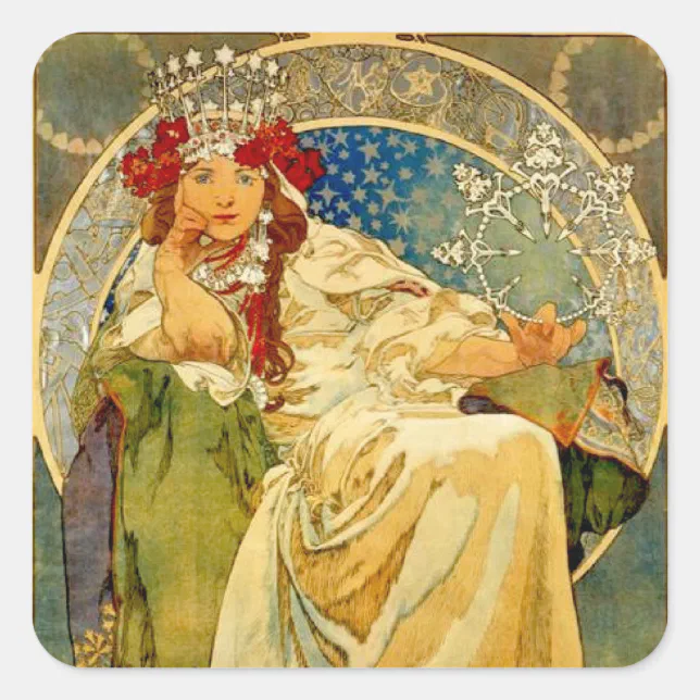 Princess Hyacinth Square Sticker | Zazzle