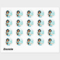 Princess Jasmine Classic Round Sticker | Zazzle