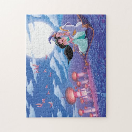 Princess Jasmine & Prince Ali - Magic Carpet Ride Jigsaw Puzzle | Zazzle