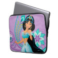 Princess Jasmine with Feathers & Flowers Laptop Sleeve | Zazzle