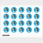 Princess Jasmine With Magic Lamp Classic Round Sticker | Zazzle