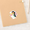 Princess Jasmine With Magic Lamp Sticker | Zazzle